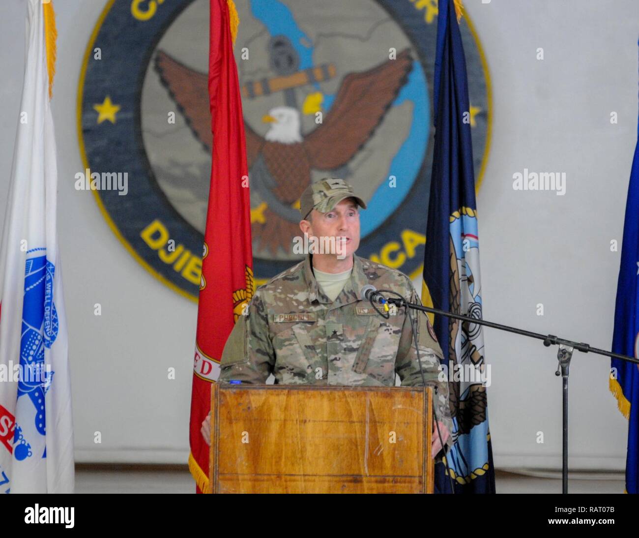U.S. Air Force Brig. Gen. Howard Purcell, Deputy Commander, Combined ...