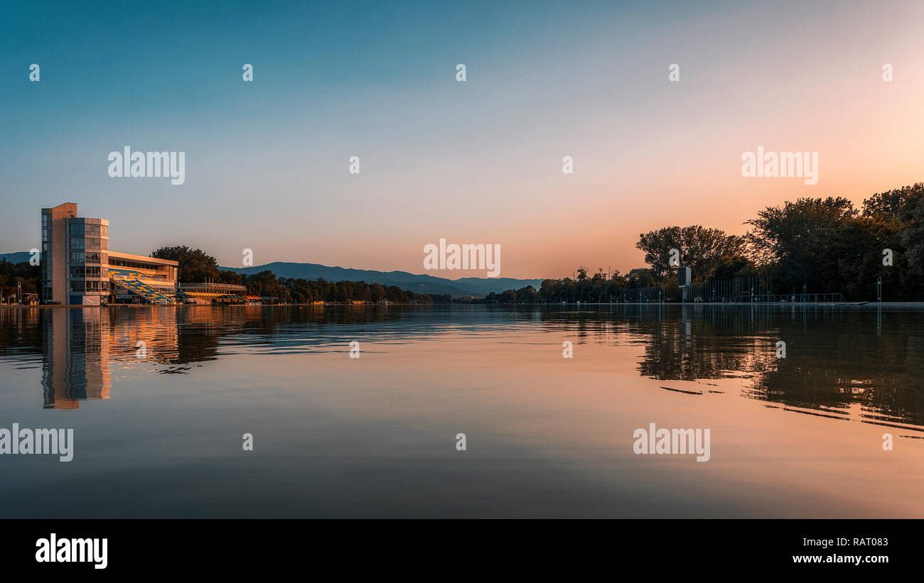 Rowing channel plovdiv city hi-res stock photography and images - Alamy