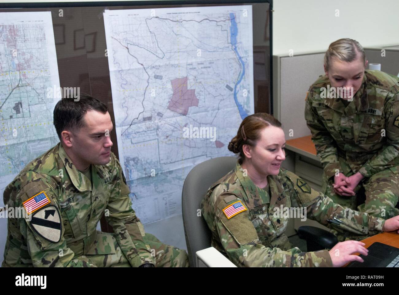 From left: Sgt. Morgan T. Wilken, Spc. Tara M. McTimmonds, Sgt. Noel A ...
