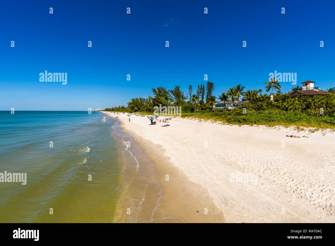 Beautiful sunset at naples pier hi-res stock photography and images - Alamy