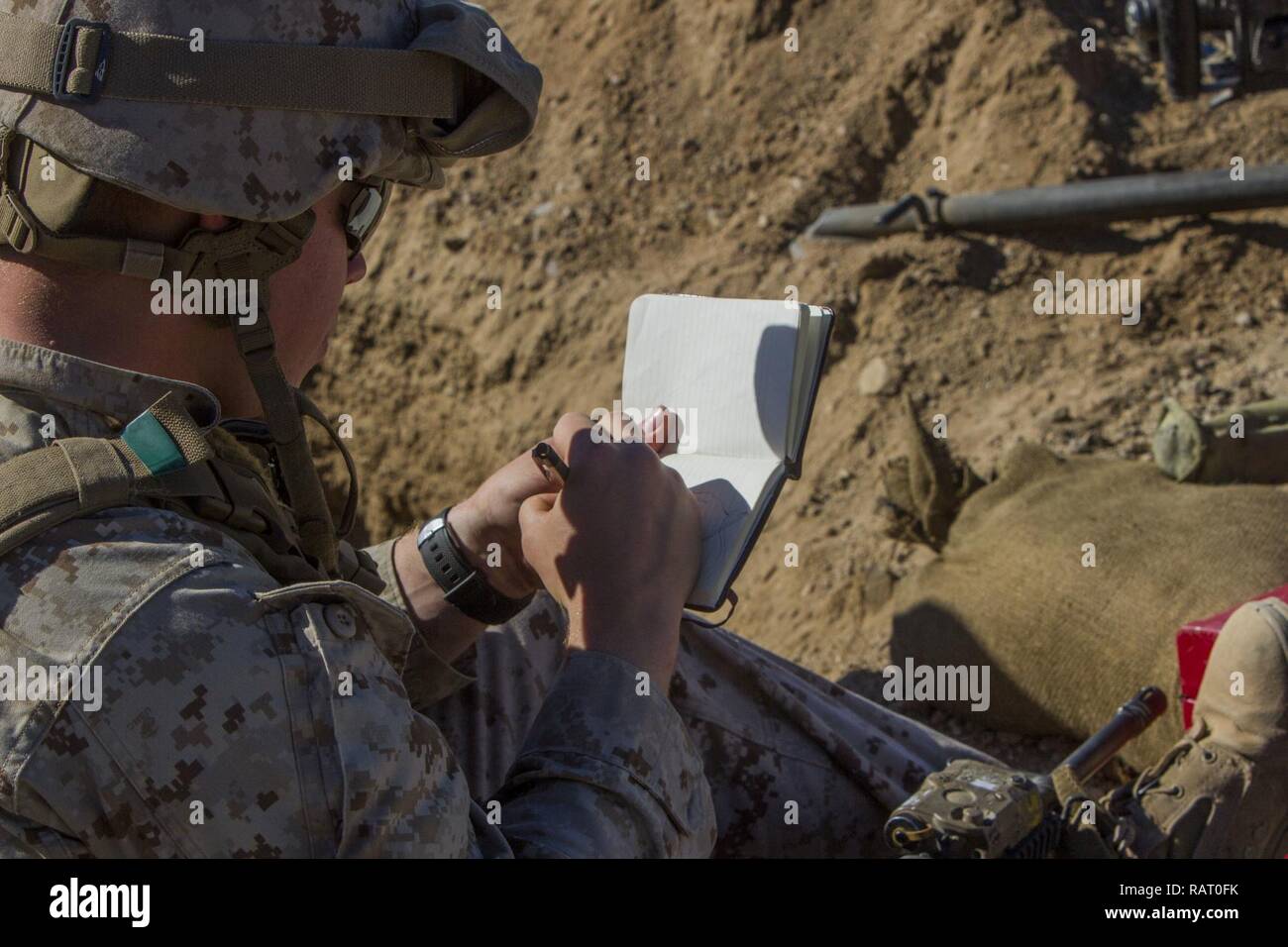 A Marine, with Marine Wing Support Squadron 372, Marine Aircraft Group ...