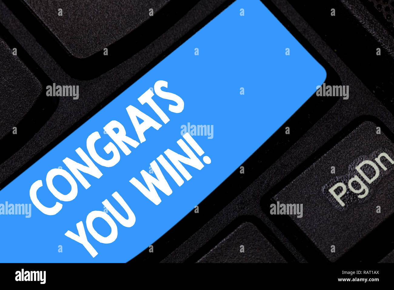 Word writing text Congrats You Win. Business concept for ...