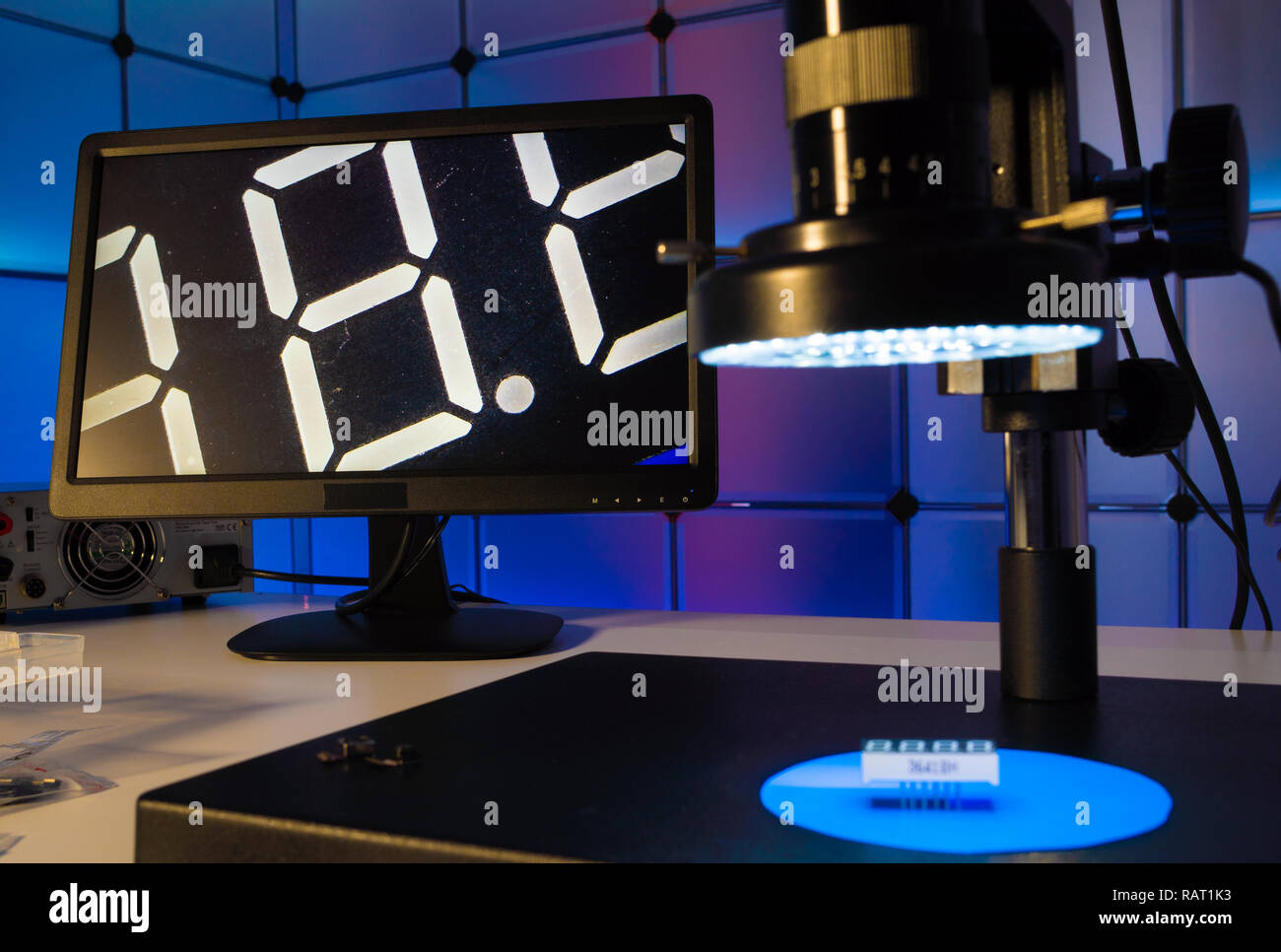 Laboratory of semiconductor chips. The development of modern ...