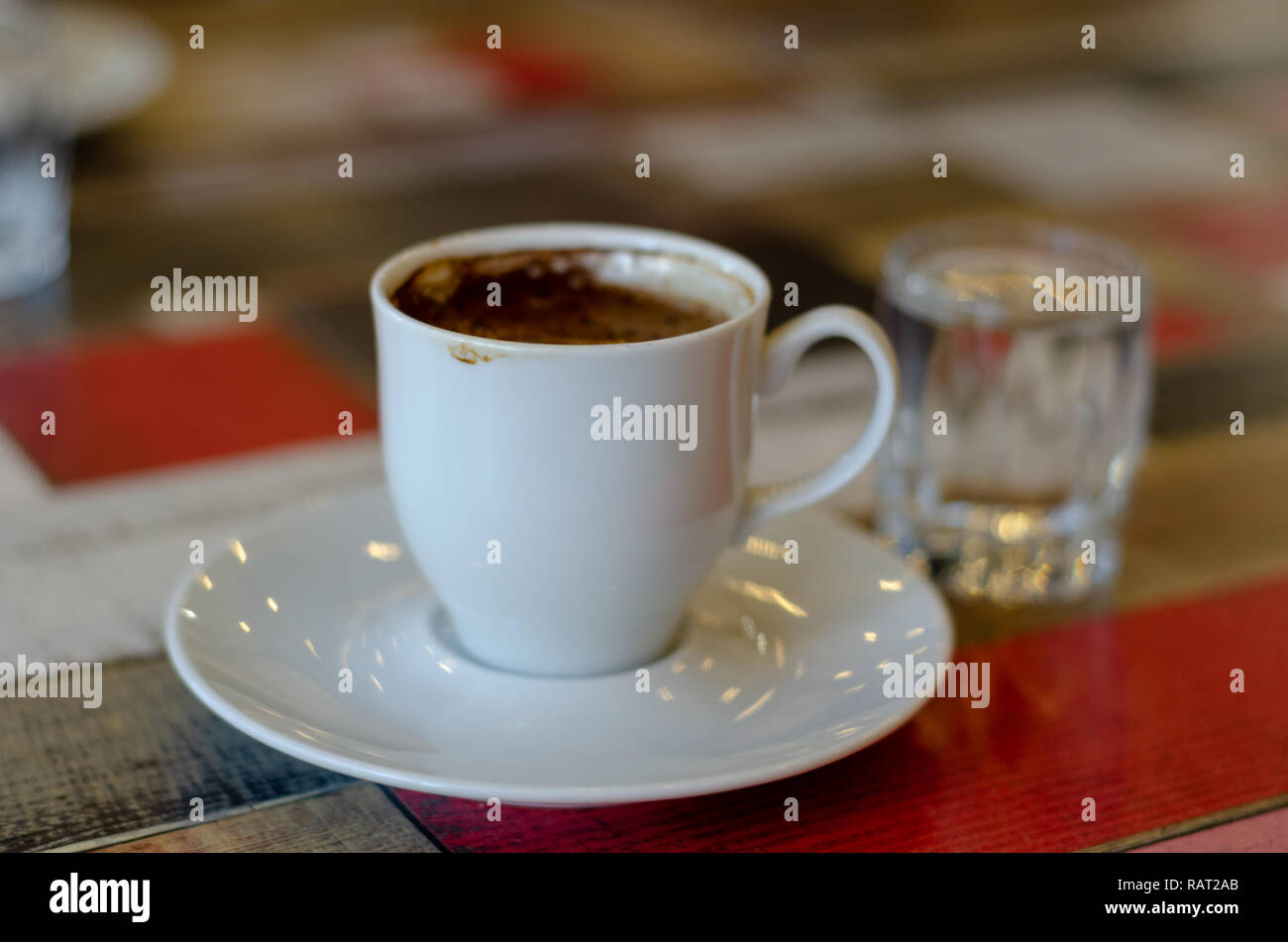 Turkish coffee turk cup water hi-res stock photography and images - Alamy