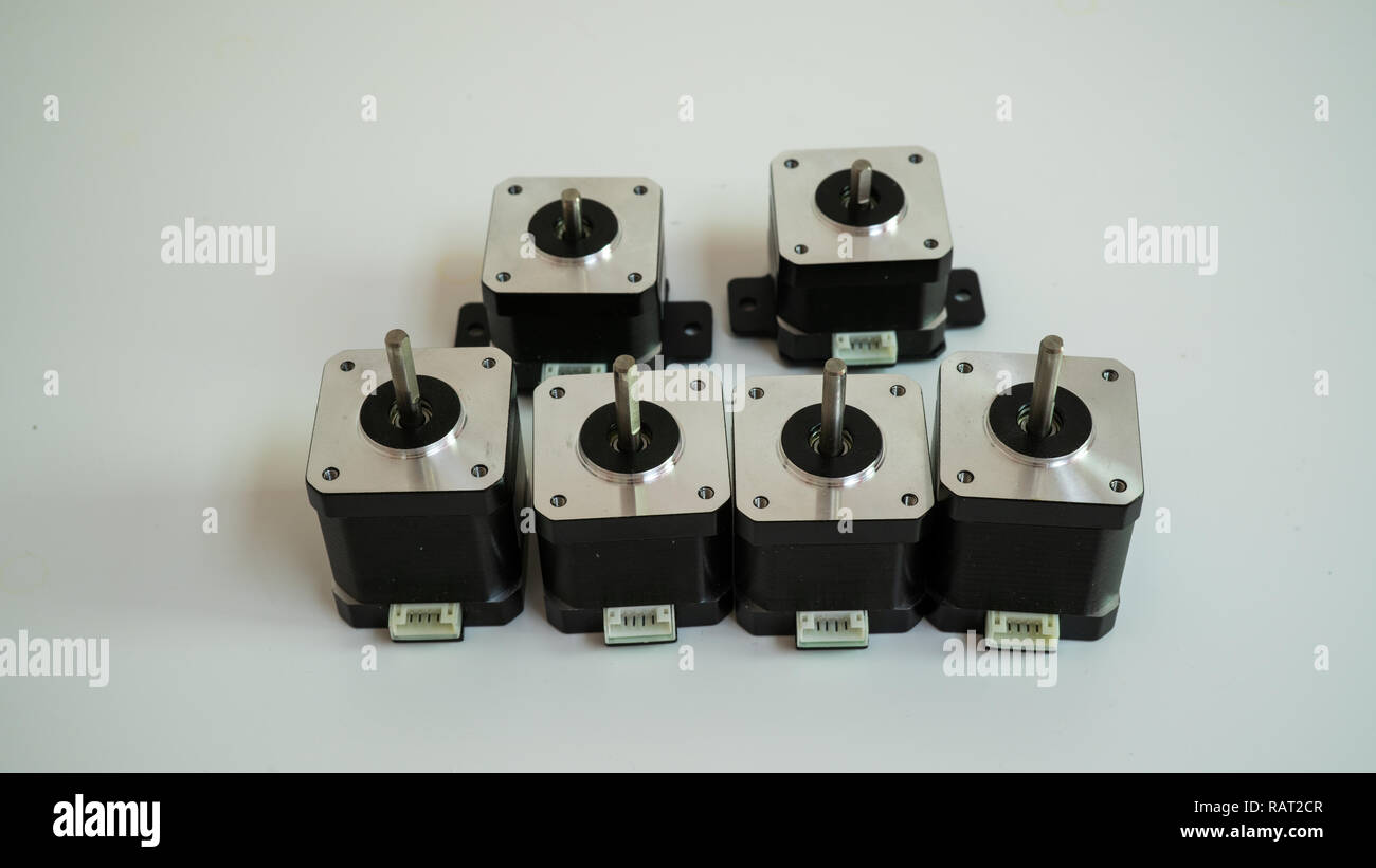 Metal Stepper Motors Stock Photo - Alamy