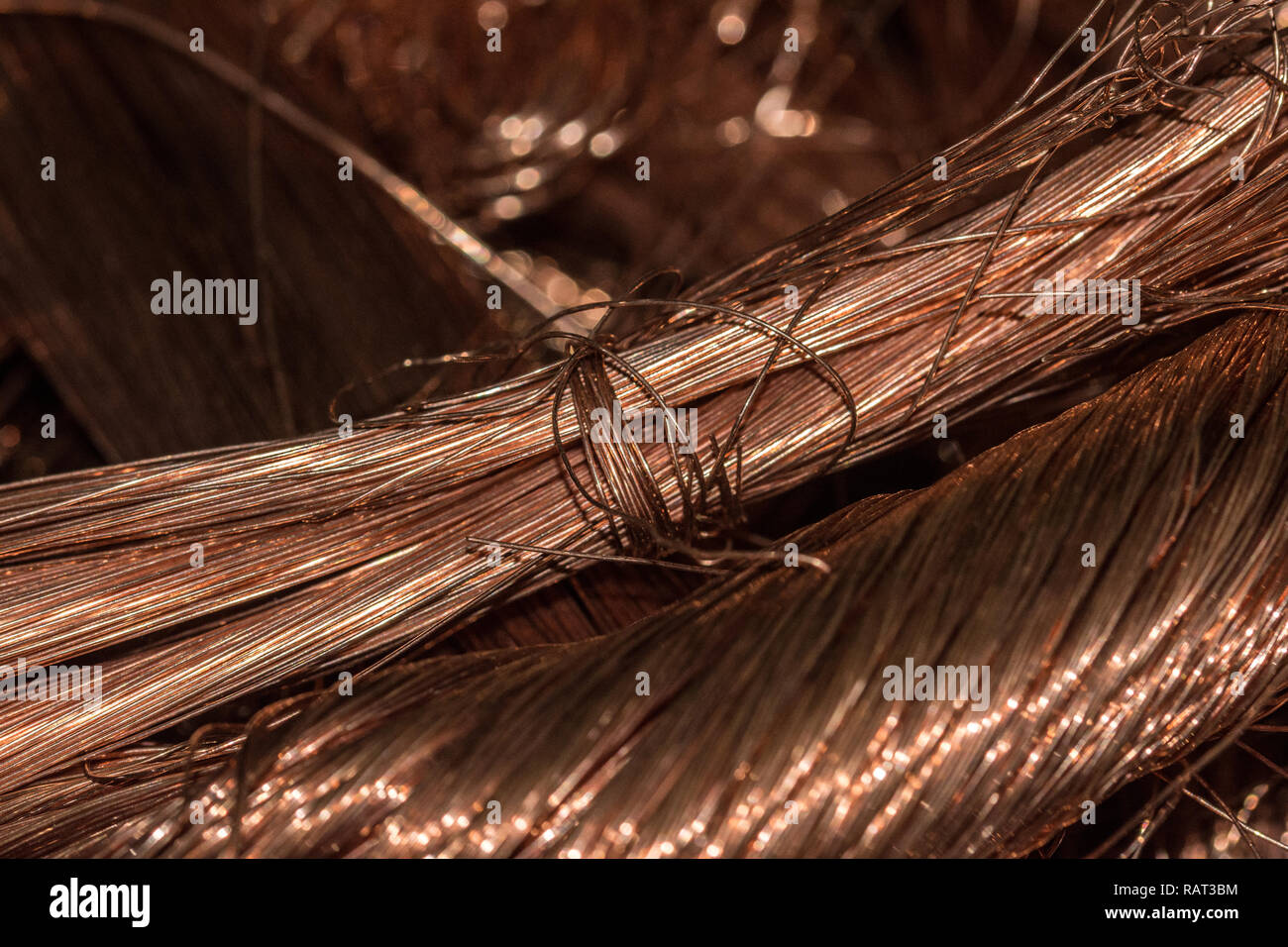 copper wire close-up Stock Photo - Alamy