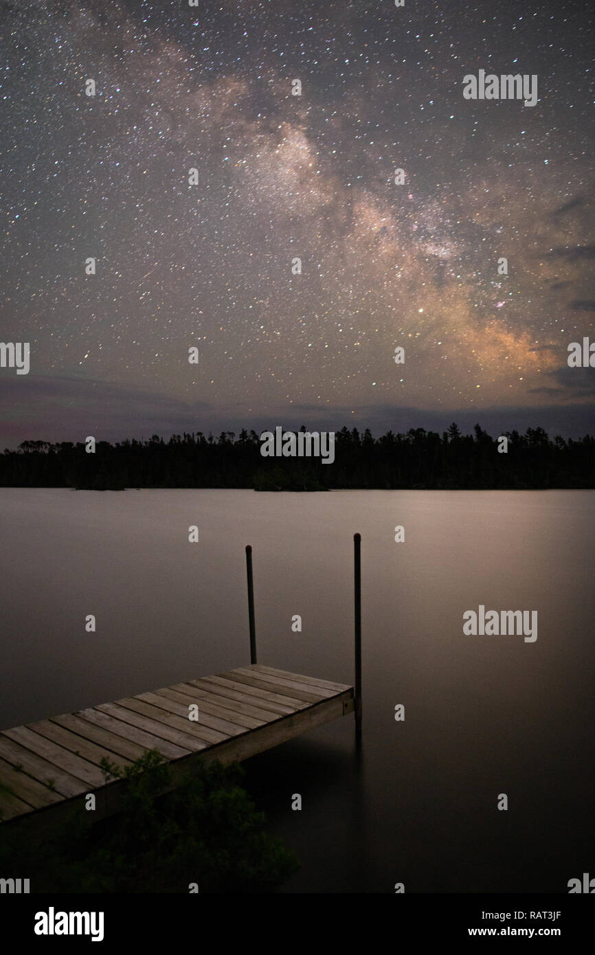 Milky Way - Dock Style Stock Photo - Alamy