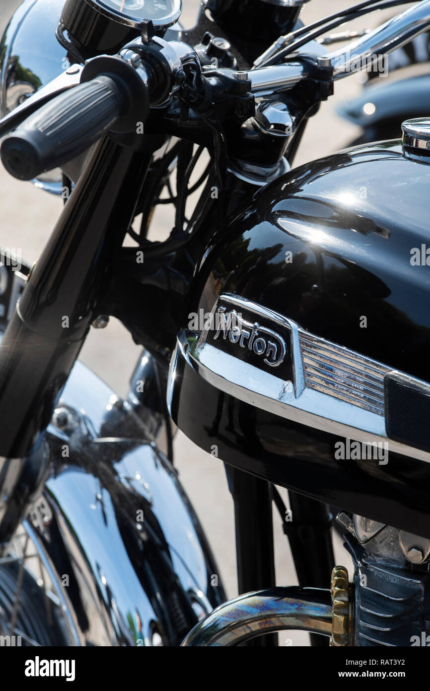 Vintage 1964 Norton Atlas 750cc motorcycle. UK Stock Photo - Alamy