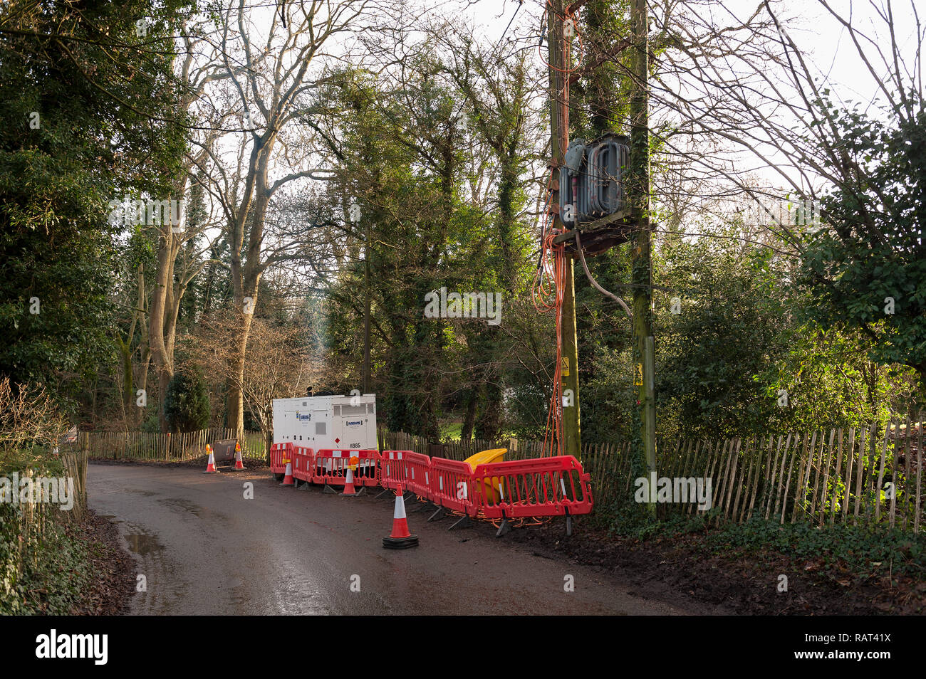 Three phase overhead electrical distribution hi-res stock photography ...