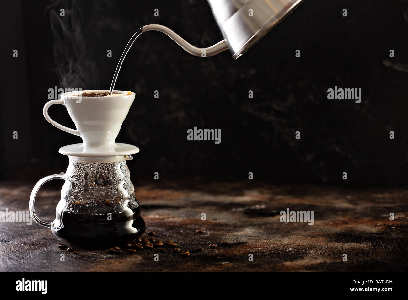Pour water and ground closeup hi-res stock photography and images - Alamy