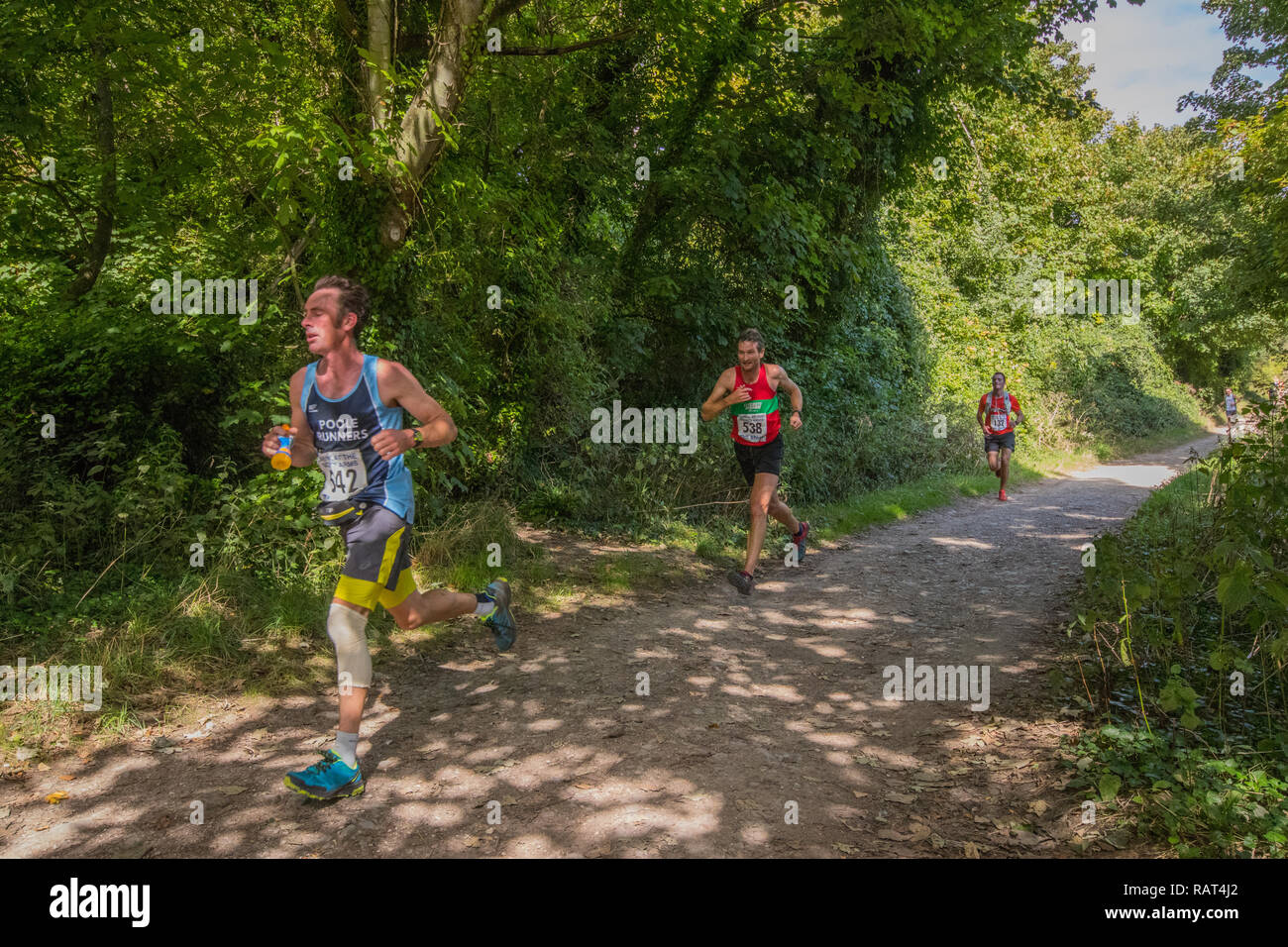 Athletes in The Beast circular run from Corfe Castle to Winspit in ...