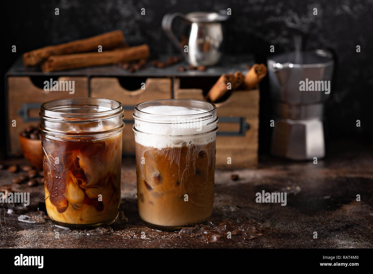 Cold refreshing iced coffee hi-res stock photography and images - Alamy