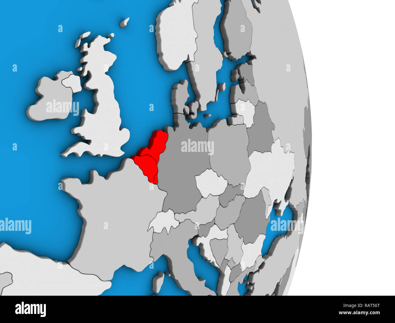 Benelux union countries map hi-res stock photography and images - Alamy