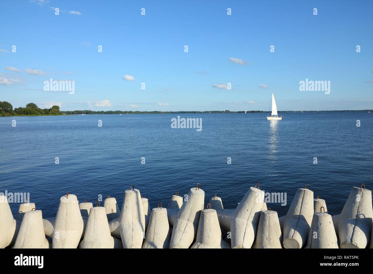 Masuria (Mazury) - famous lake district in Poland. Summer landscape in ...