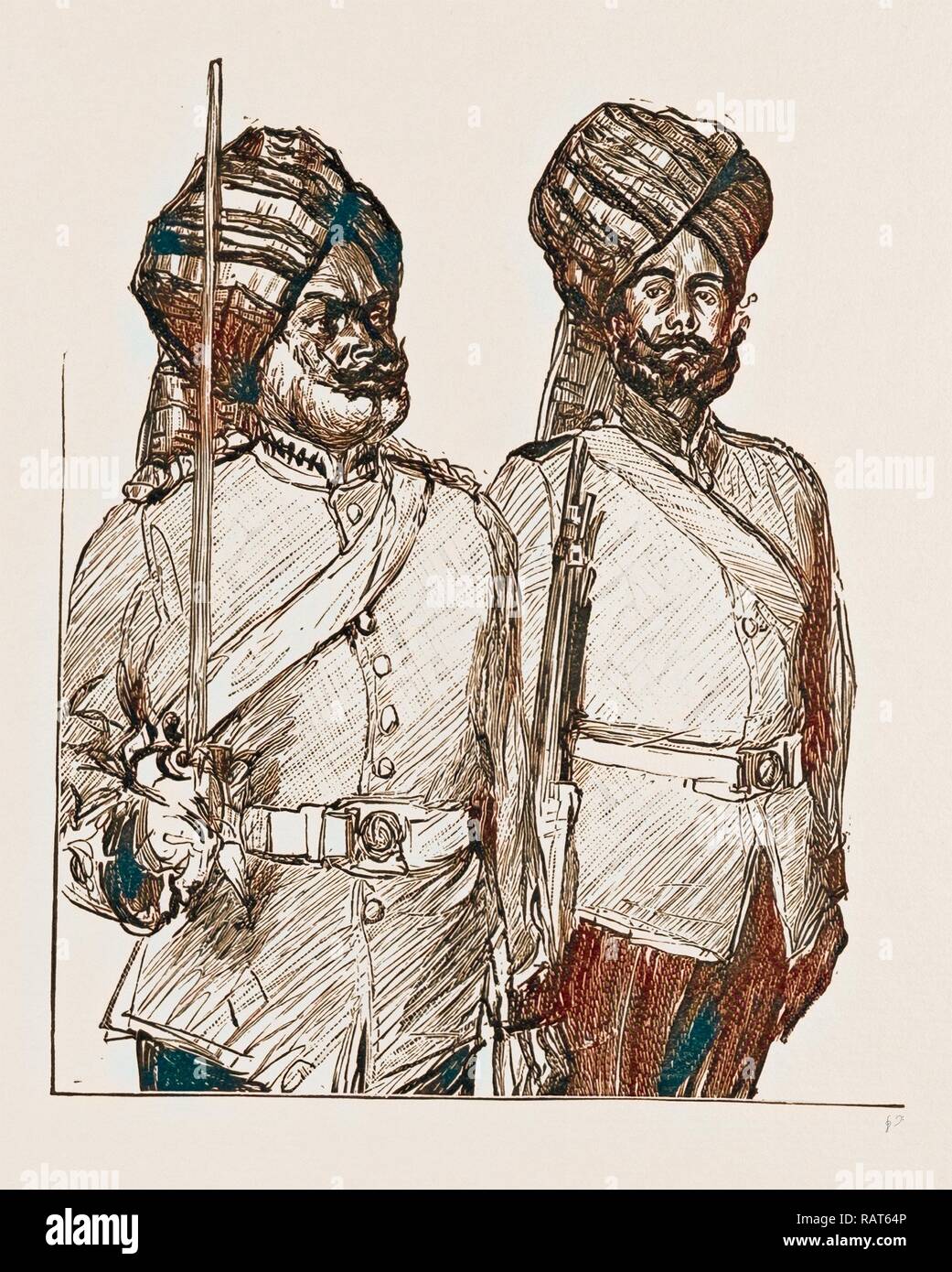 SUBADAH SINGH. SERGEANT KALA SINGH MALAY STATES GUIDES. Reimagined by ...