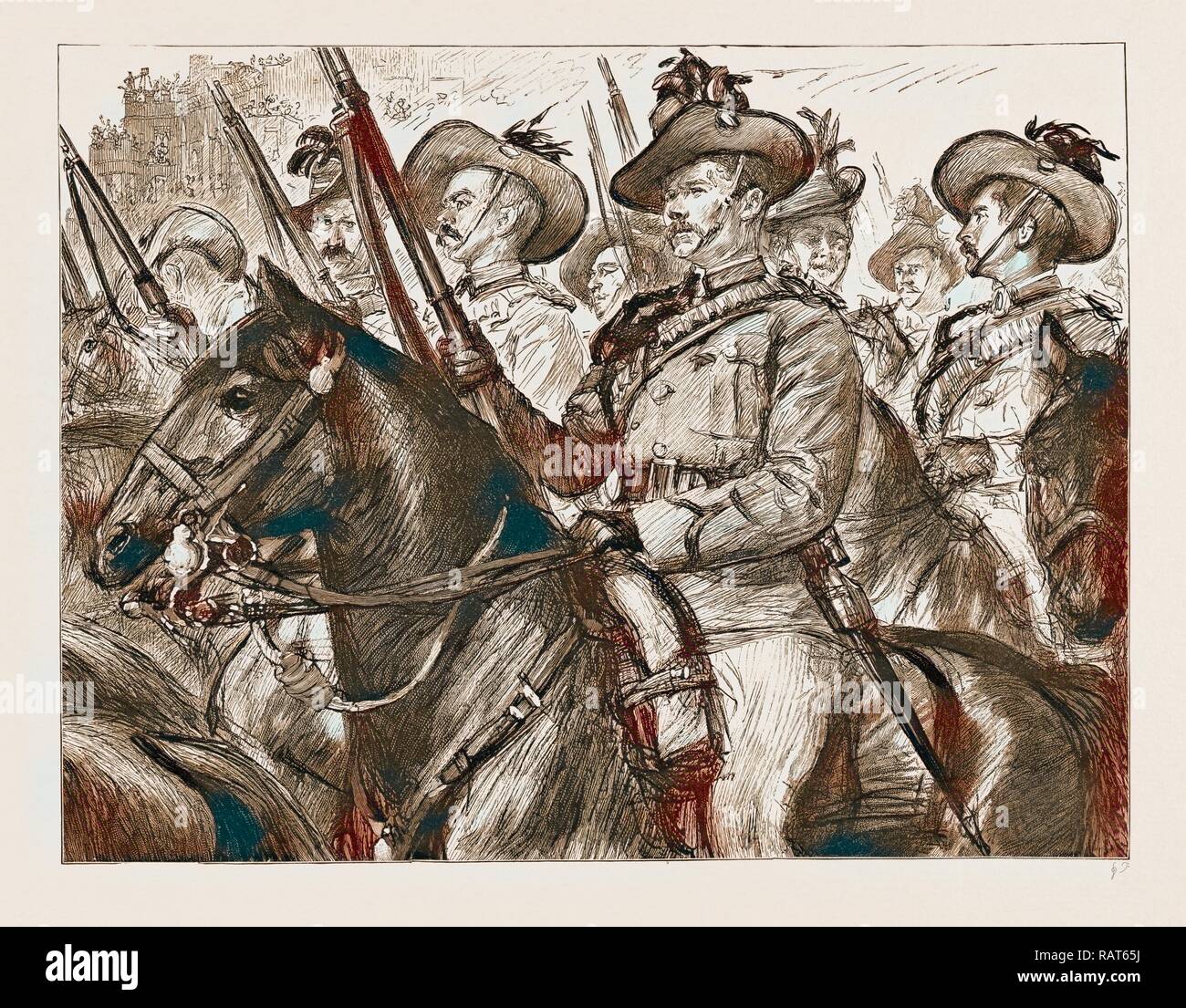 Victorian mounted rifles hi-res stock photography and images - Alamy