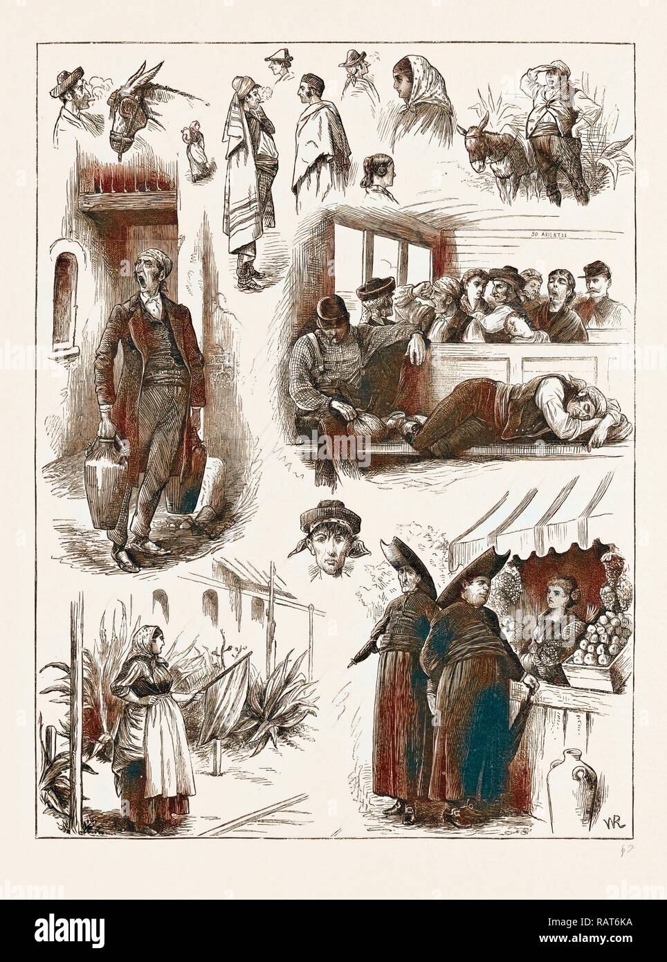 SPANISH AFFAIRS-CHARACTER SKETCHES ON THE RAILWAY FROM MADRID TO ...