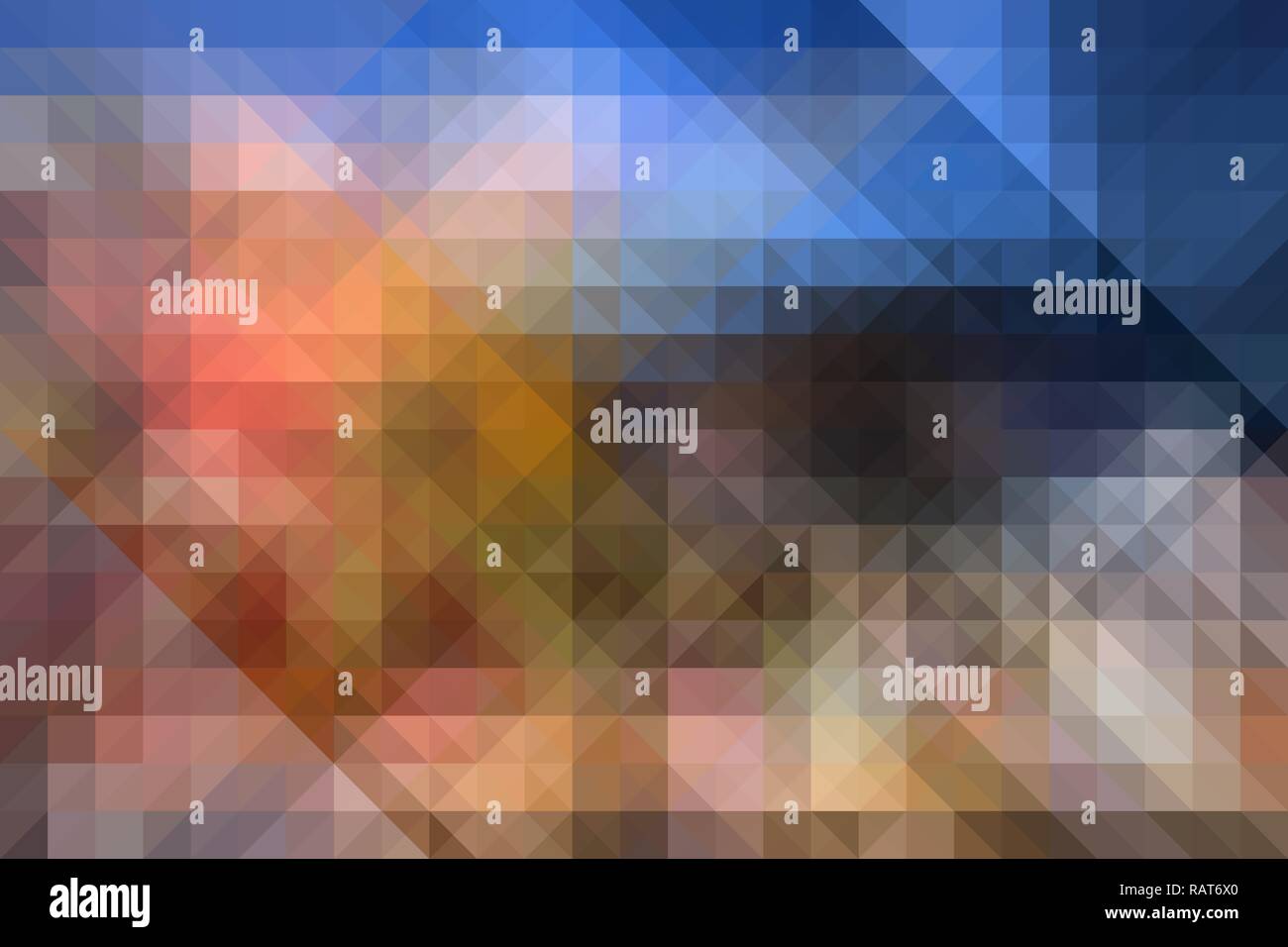 Triangle pixelated texture - Tokyo city night background Stock Photo ...