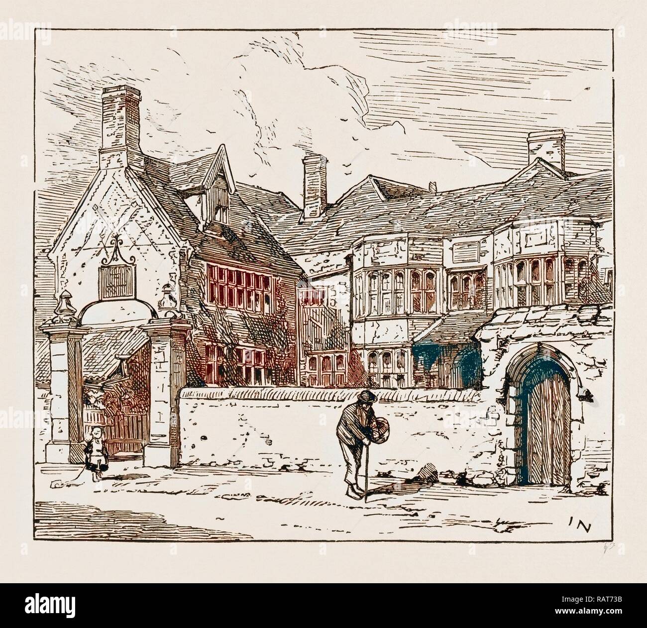 THE DOLPHIN INN, HEIGHAM, SOCIAL SCIENCE CONGRESS AT NORWICH UK 1873 ...