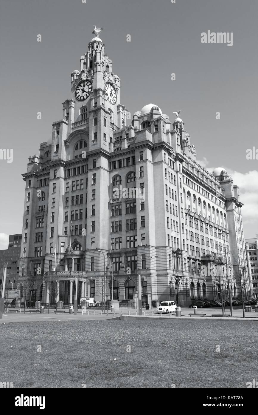 Liverpool - city in Merseyside county of North West England (UK). Pier ...