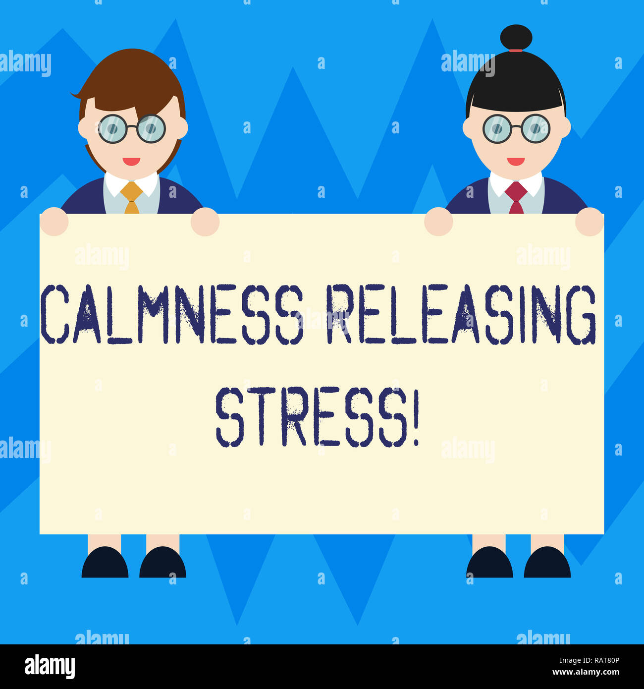 Text sign showing Calmness Releasing Stress. Conceptual photo ...