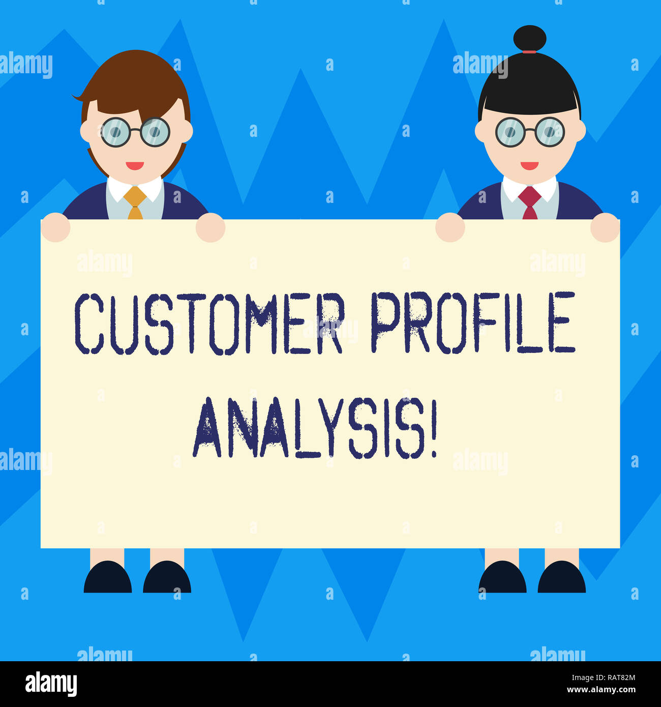 Text sign showing Customer Profile Analysis. Conceptual photo customer ...