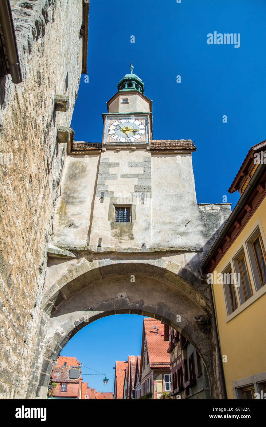 Rothenburg ob der Tauber is a town in the district of Ansbach of ...