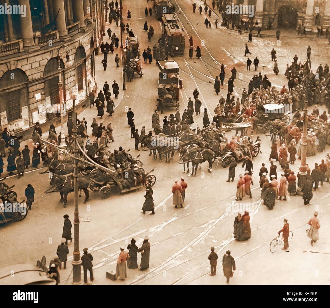 1917 Russian Revolution Petrograd High Resolution Stock Photography and ...