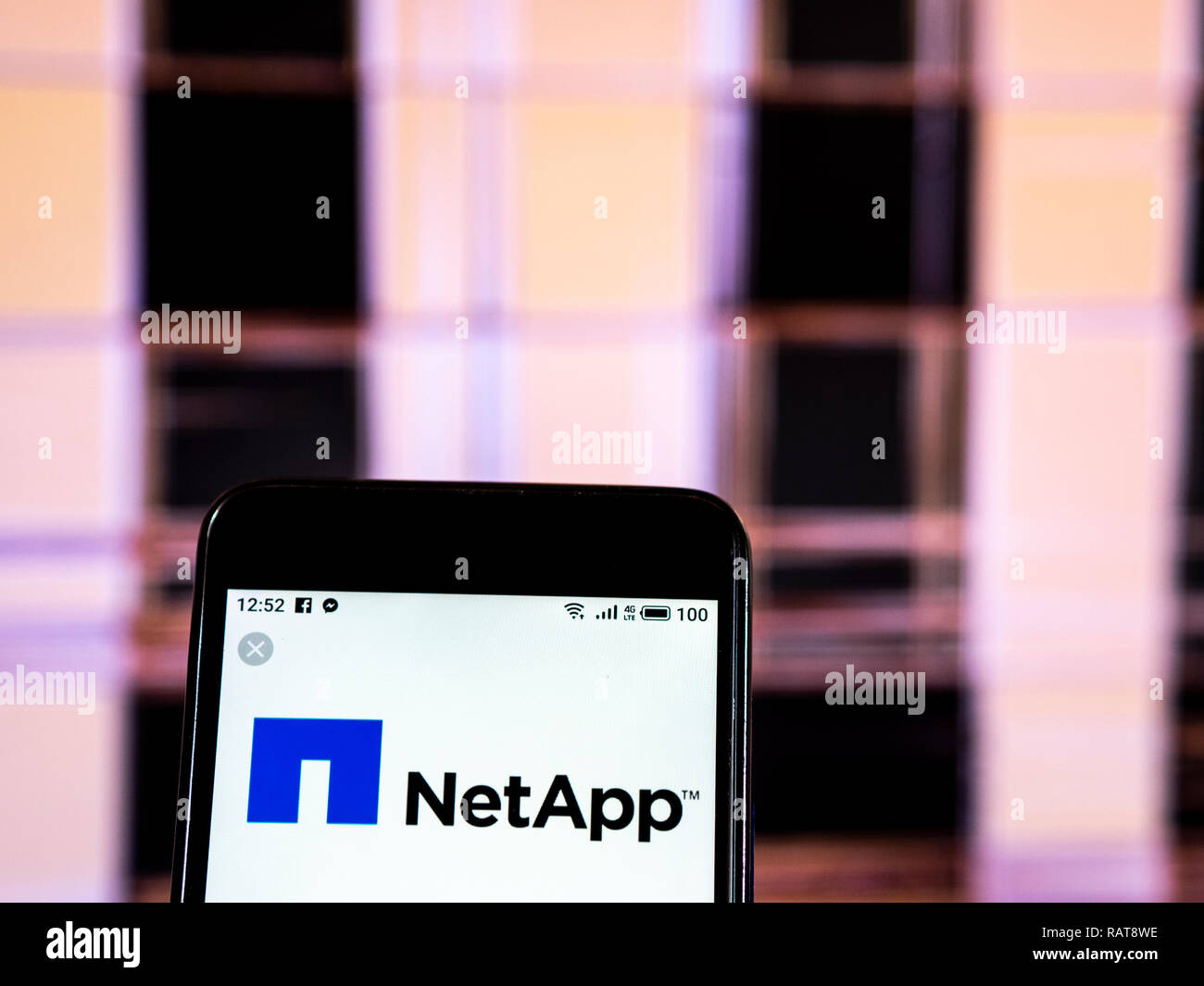 NetApp Company logo seen displayed on smart phone Stock Photo - Alamy