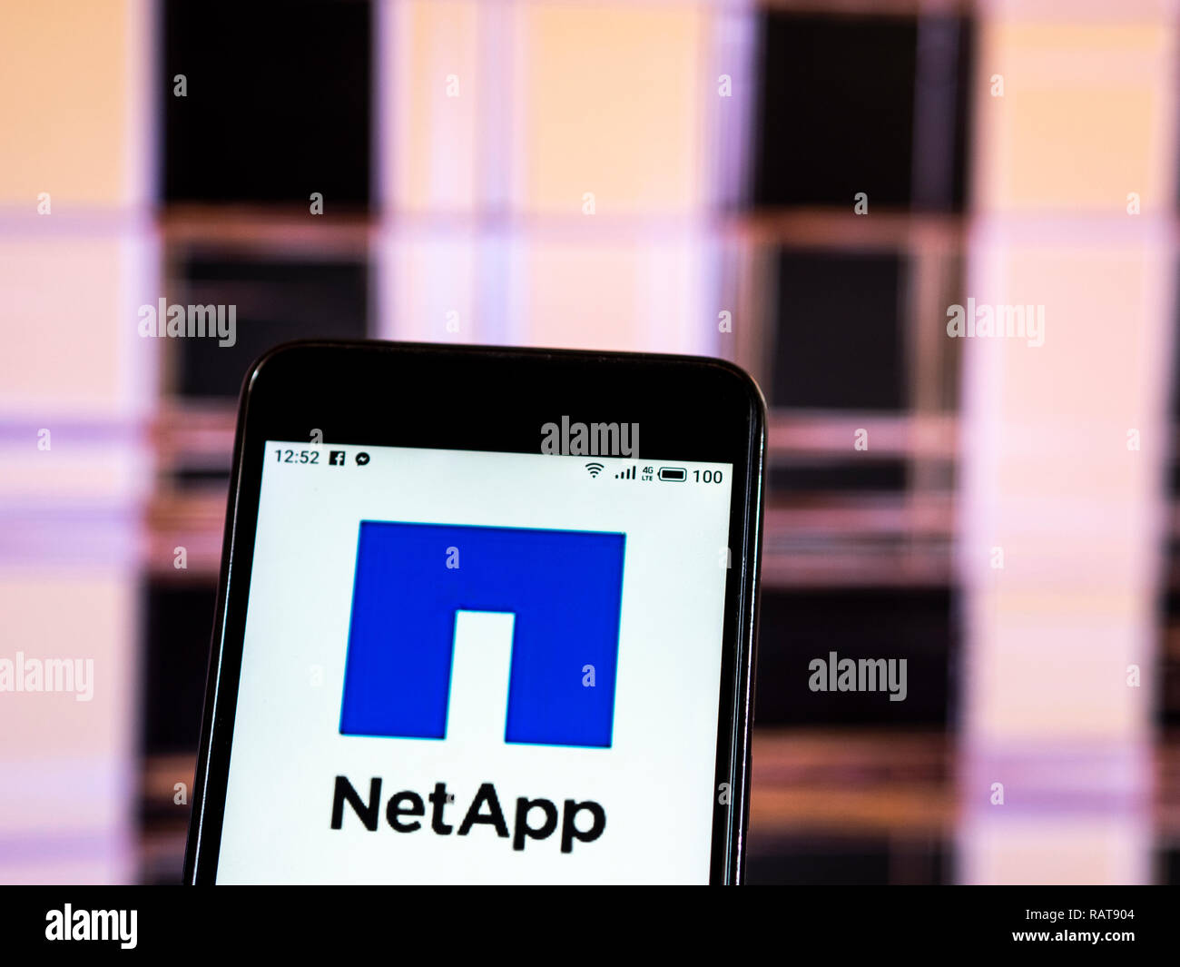 NetApp Company logo seen displayed on smart phone Stock Photo - Alamy