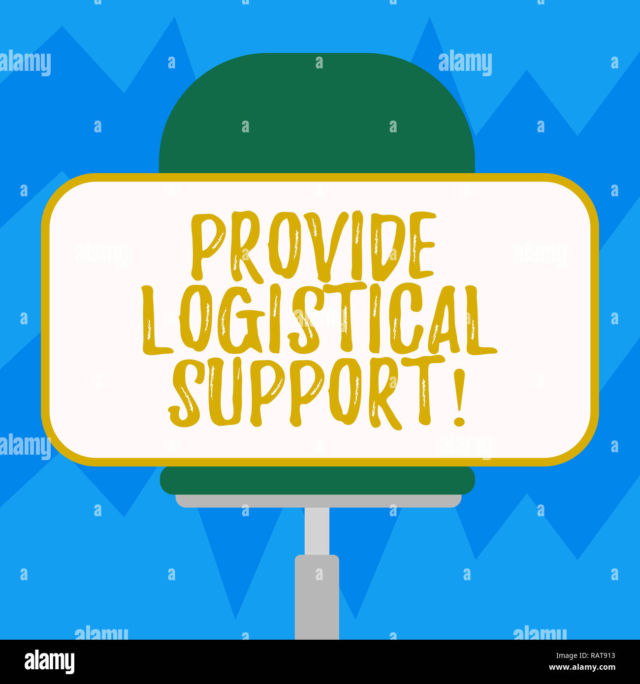Text sign showing Provide Logistical Support. Conceptual photo ...