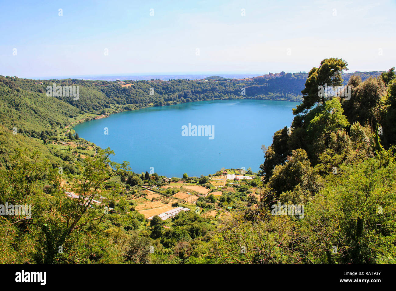 Lake nemi near rome hi-res stock photography and images - Alamy
