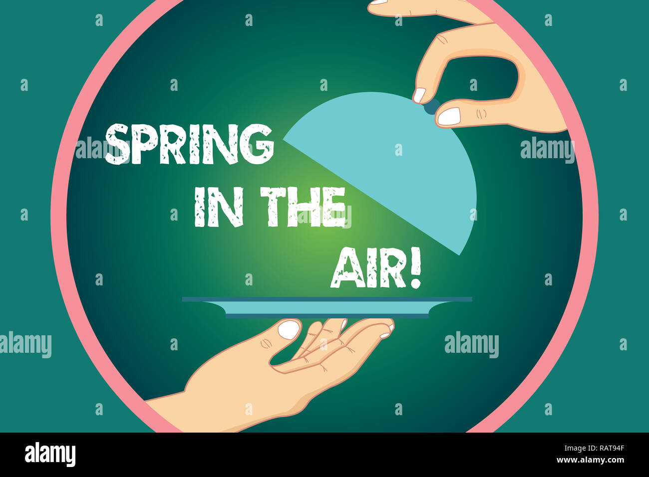 Word writing text Spring In The Air. Business concept for Natural ...