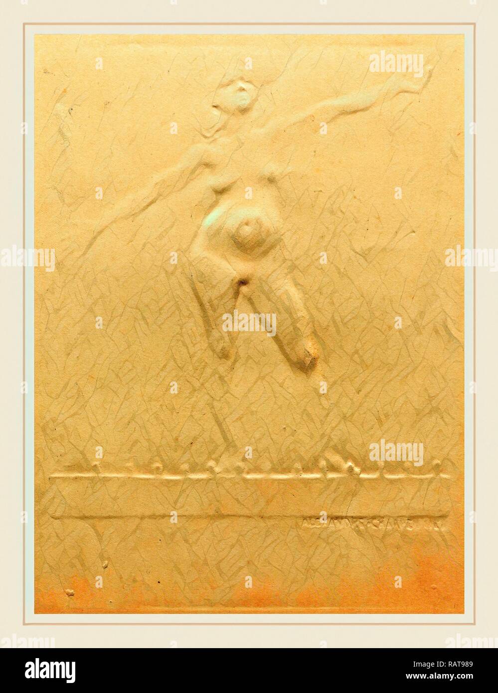 Alexandre Charpentier (French, 1856-1909), L'École des veufs, Au Temps ...