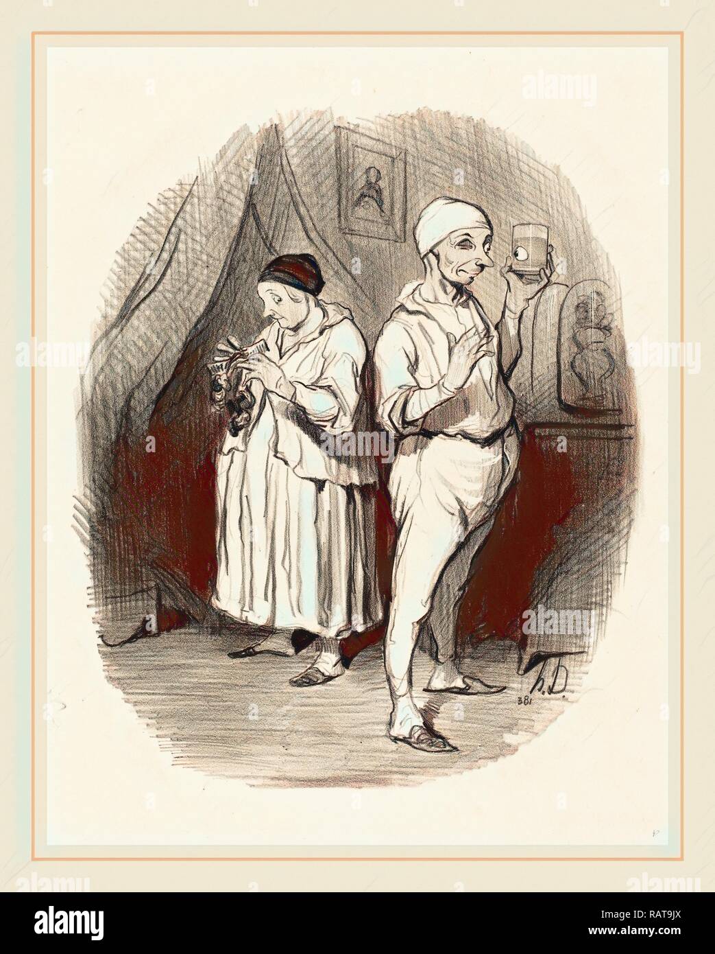 Honoré Daumier (French, 1808-1879), L'Oeil du maitre, 1842, lithograph ...