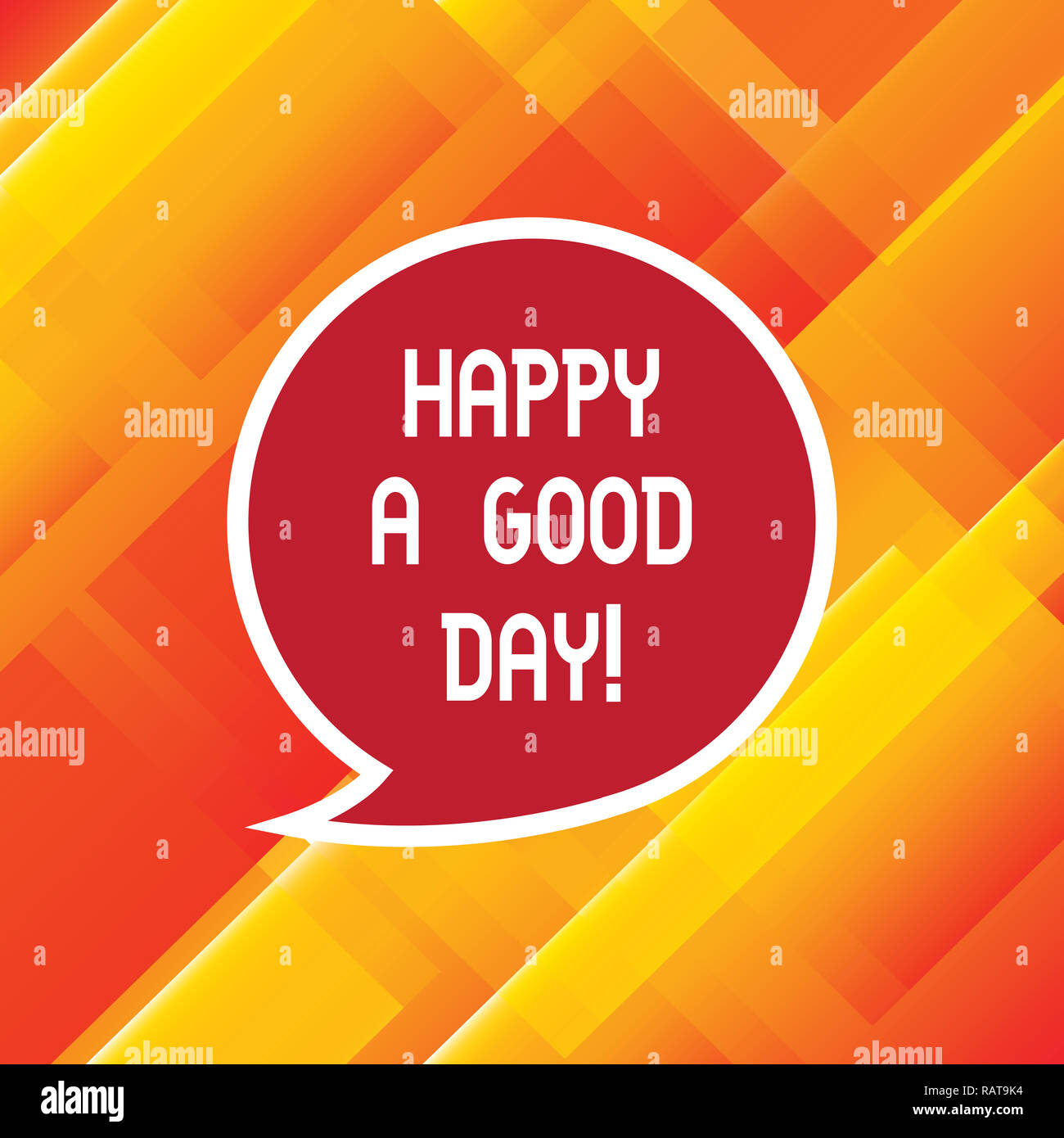 Word writing text Happy A Good Day. Business concept for Best wishes ...