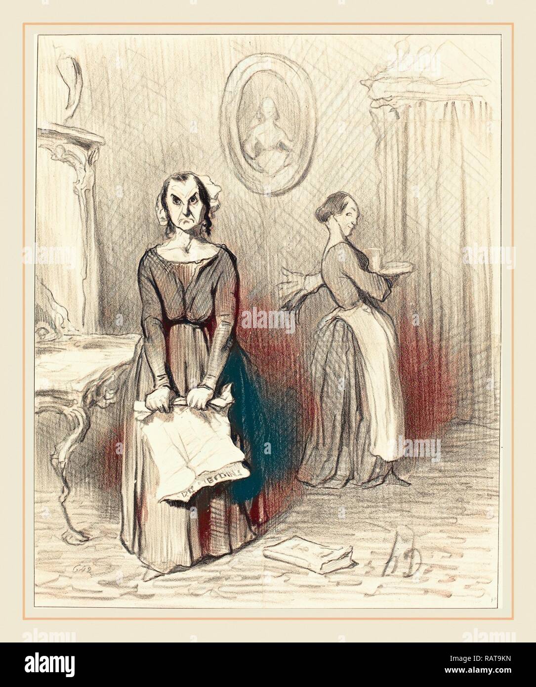 Honoré Daumier (French, 1808-1879), Ce Journal trouve mon ouvrage ...