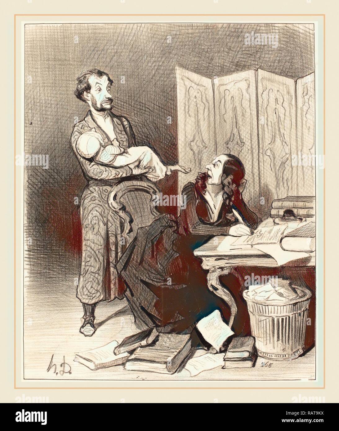 Honoré Daumier (French, 1808-1879), Emportez donc ça plus loin ...