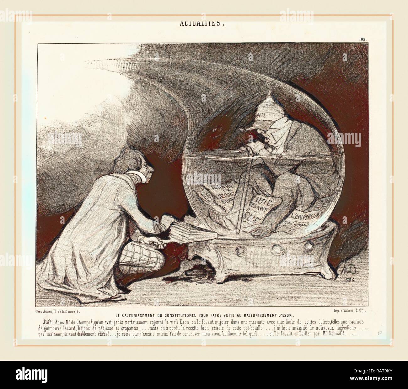 Honoré Daumier (French, 1808-1879), Le Rajeunissement du ...