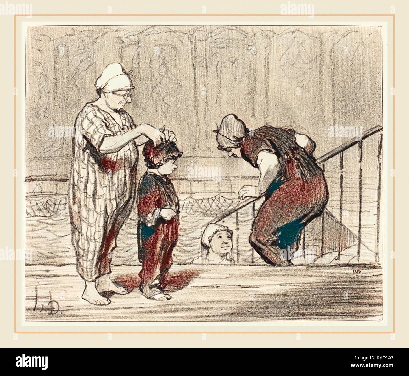 Honoré Daumier (French, 1808-1879), En Famille, 1847, lithograph ...
