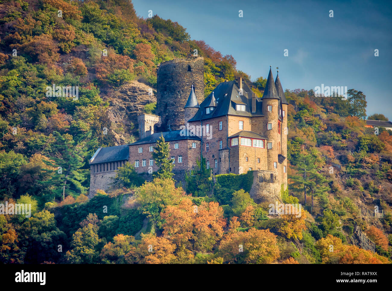 Rhine river castles hi-res stock photography and images - Alamy