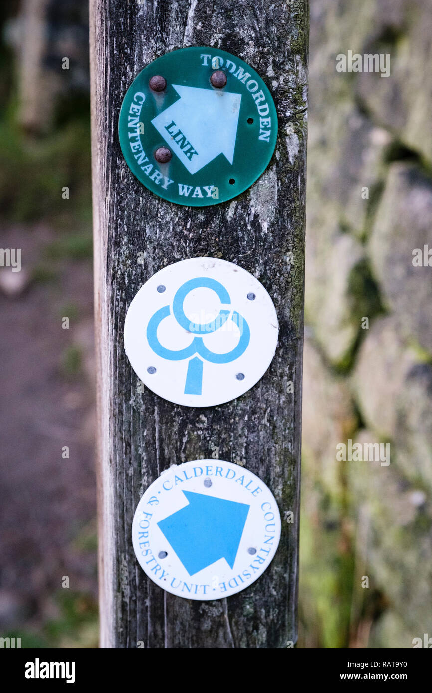 Pennine bridleway signs hi-res stock photography and images - Alamy