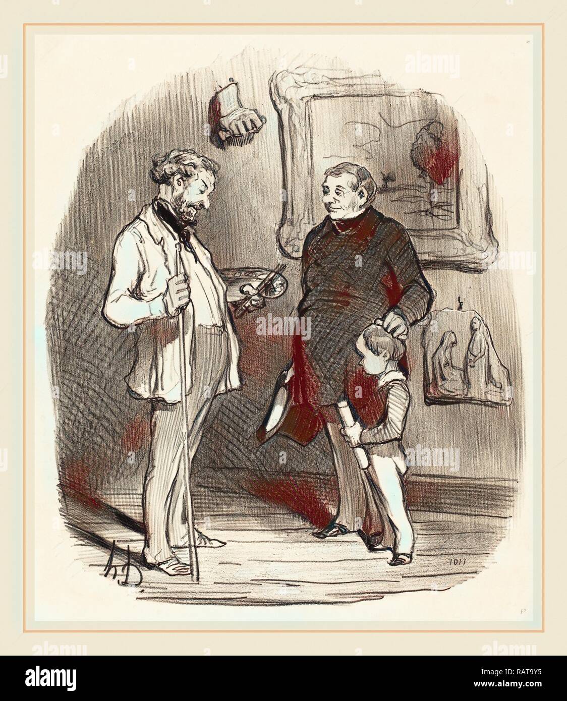 Daumier french art artist hi-res stock photography and images - Alamy