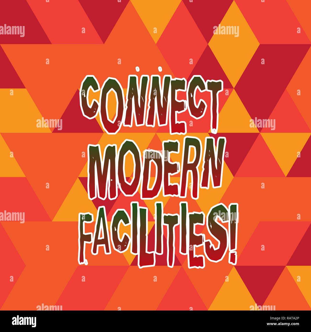 Word writing text Connect Modern Facilities. Business concept for ...