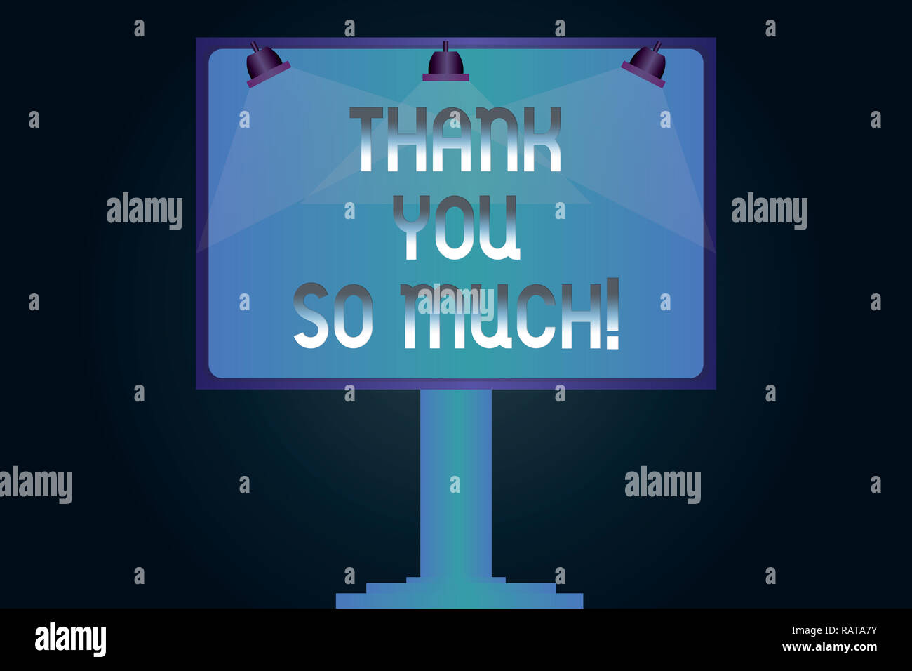 Word writing text Thank You So Much. Business concept for Expression of Gratitude Greetings of ...