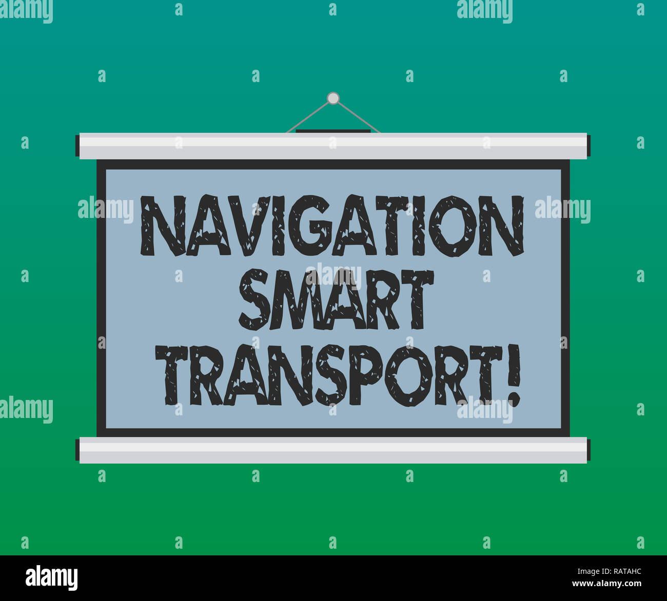 Handwriting text Navigation Smart Transport. Concept meaning Safer ...
