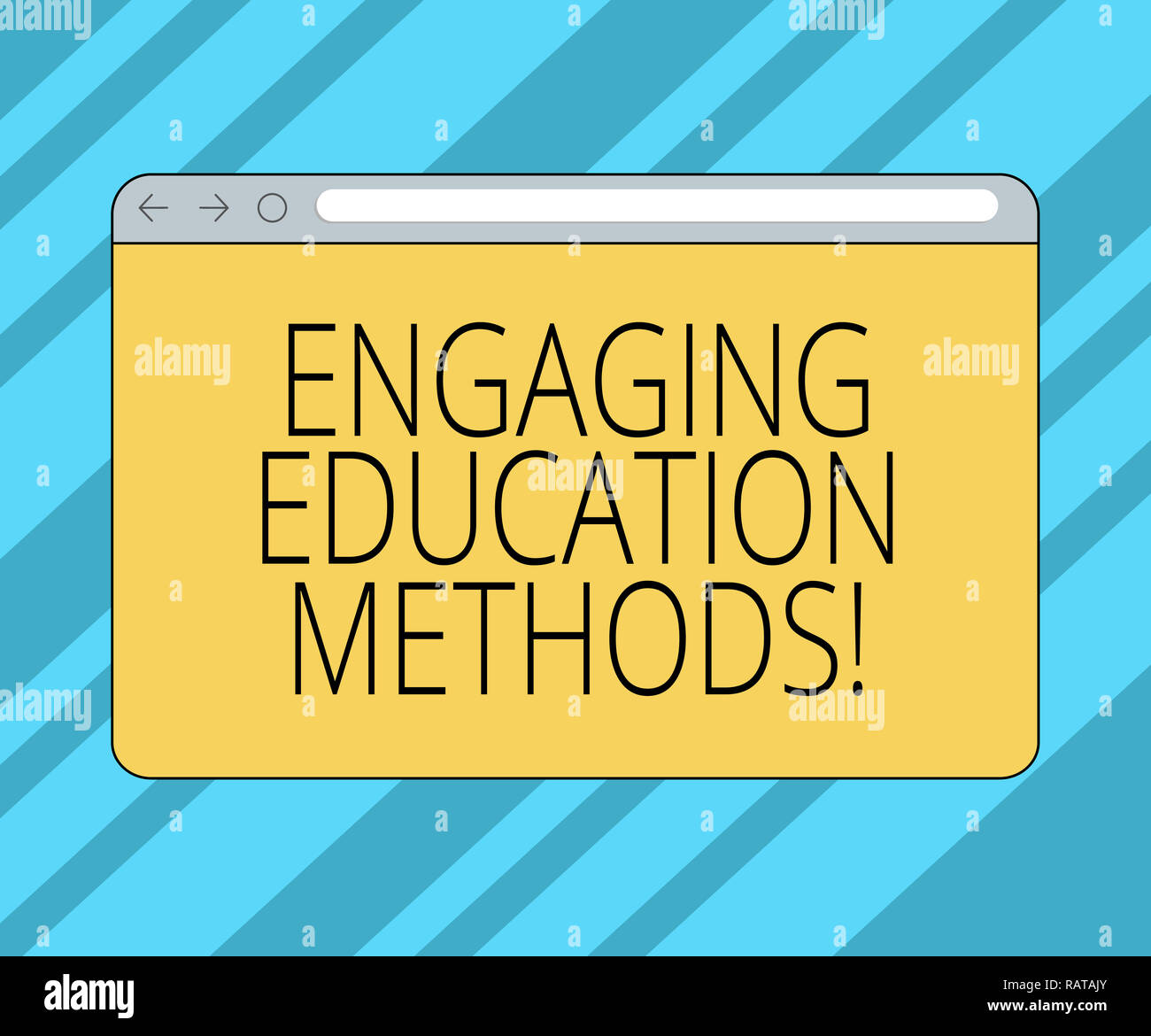 Text sign showing Engaging Education Methods. Conceptual photo Teaching ...