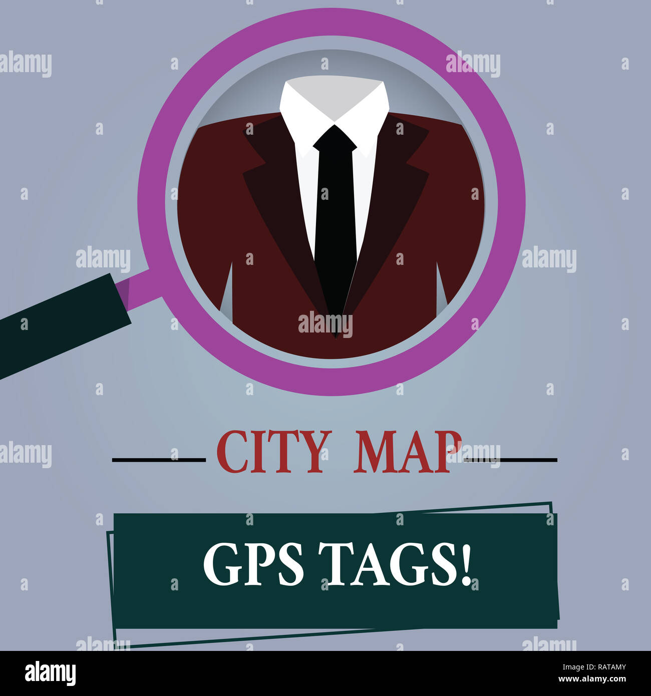 Word writing text City Map Gps Tags. Business concept for Global ...
