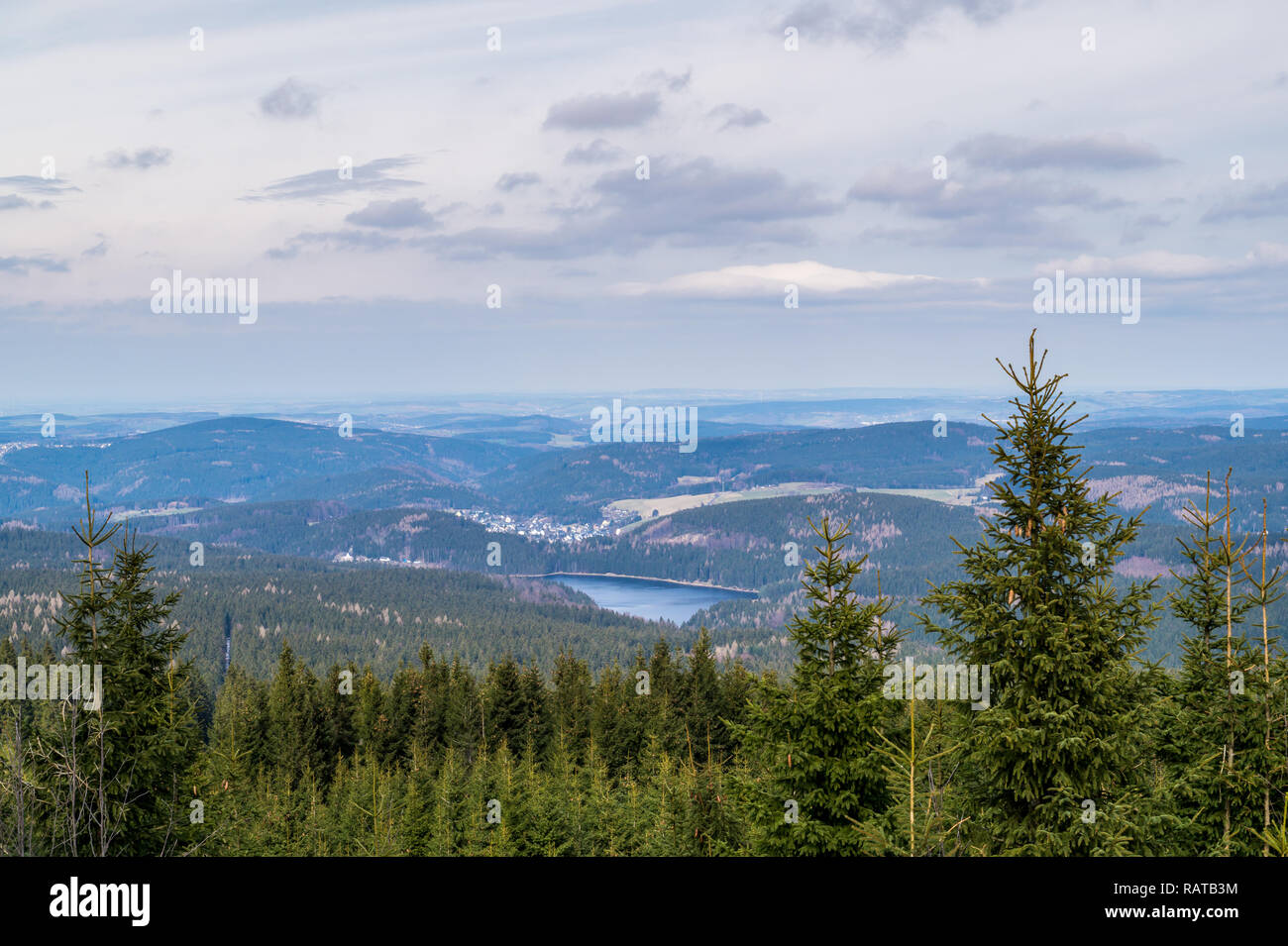 Dam in the ore mountains hi-res stock photography and images - Alamy