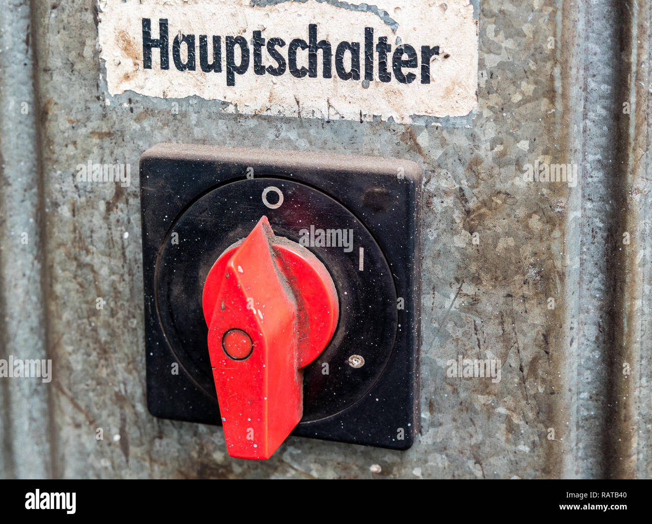 Main switch hi-res stock photography and images - Alamy